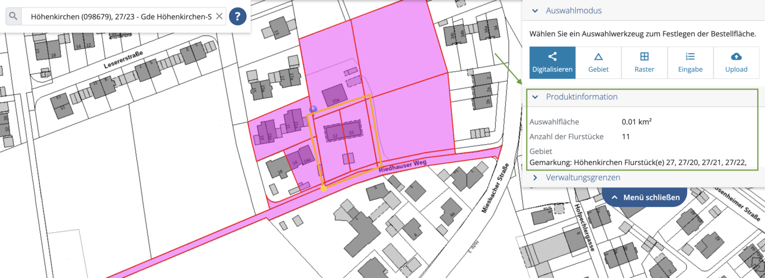 Anleitung: Flurstücknummer, Flur und Gemarkung für Bayern finden ...